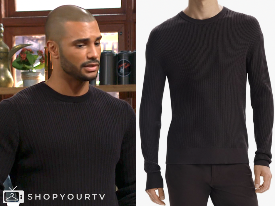 The Young and the Restless: September 2025 Holden Novak's Brown Sweater ...