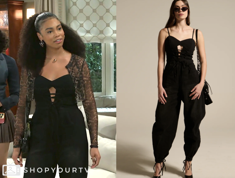 Beyond the Gates: September 2025 Chelsea Hamilton's Black Jumpsuit ...