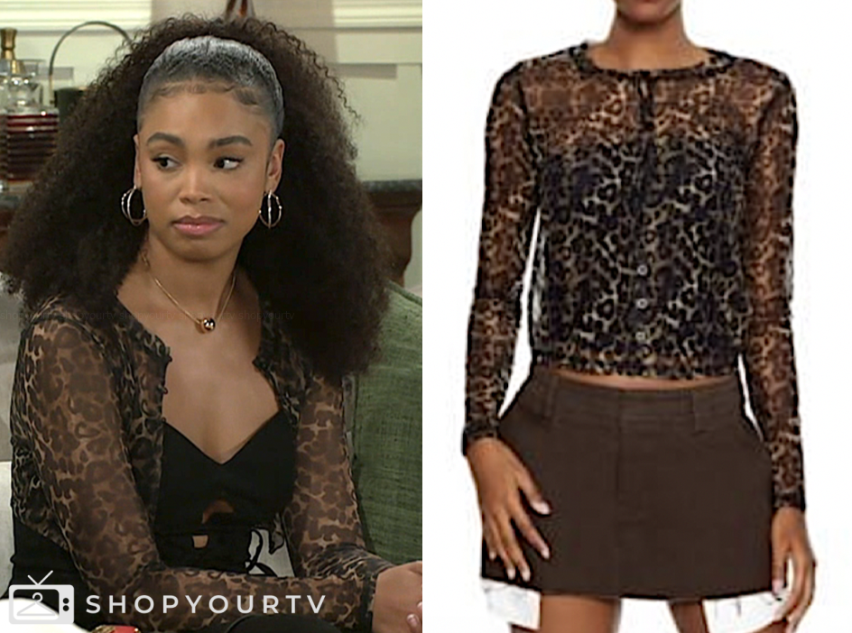 Beyond the Gates: September 2025 Chelsea Hamilton's Leopard Mesh ...