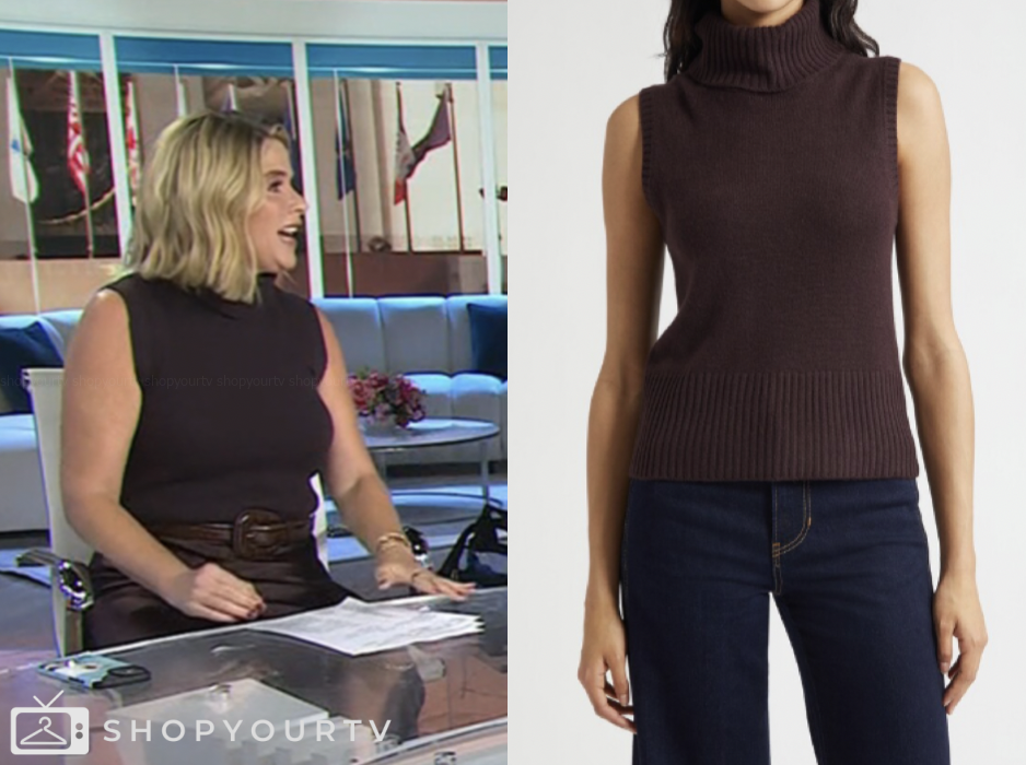 The Today Show: September 2025 Jenna Bush Hager's Sleeveless Knit ...