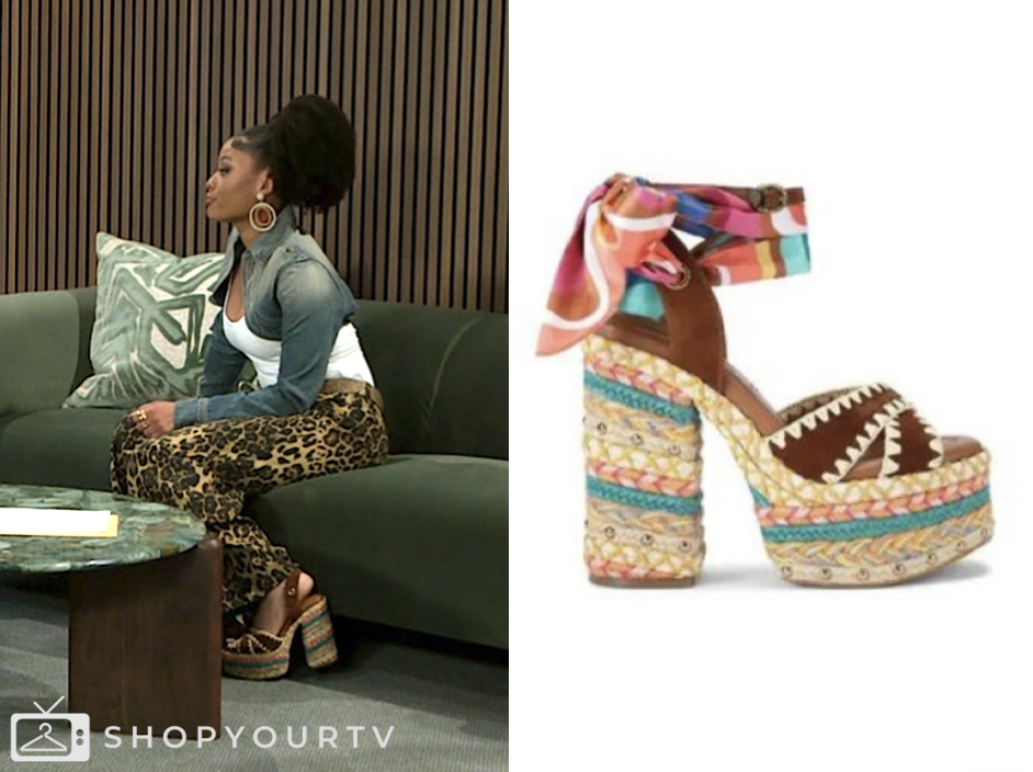 Beyond the Gates: September 2025 Eva Thomas’s Platform Lace-Up Sandals ...