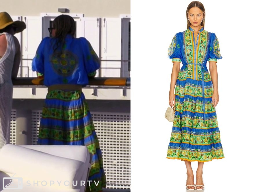Below Deck: Season 12 Episode 14 Tiered Midi Dress | Shop Your TV