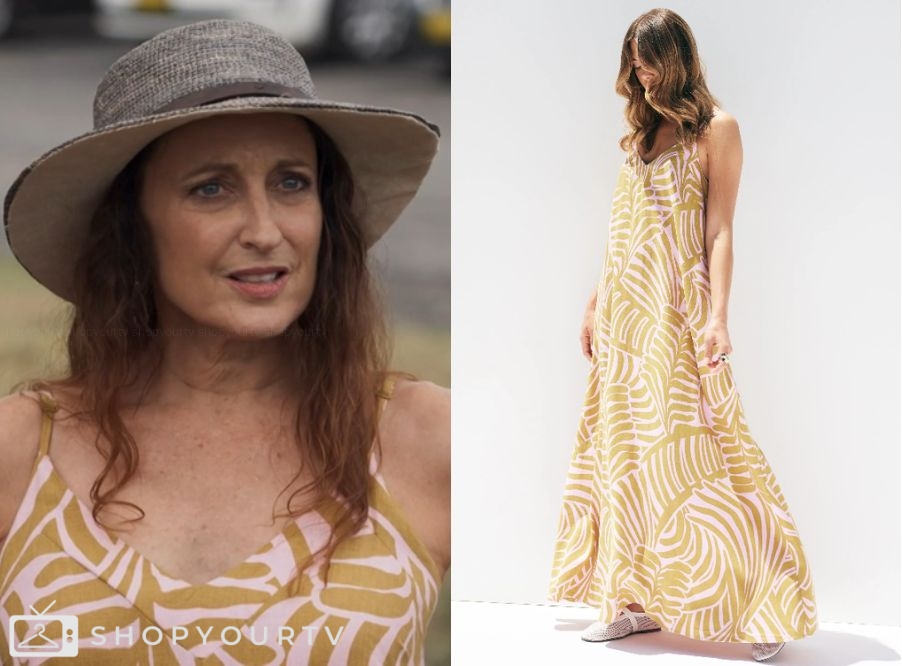 Home and Away: September 2025 Roo's Summer Palm Maxi Dress | Shop Your TV