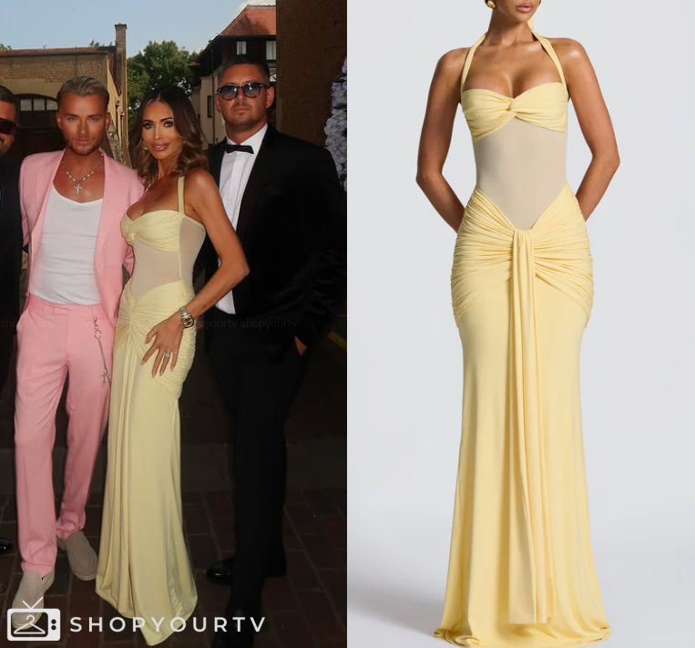 TOWIE: Season 35 Episode 12 Amy's Yellow Gown | Shop Your TV