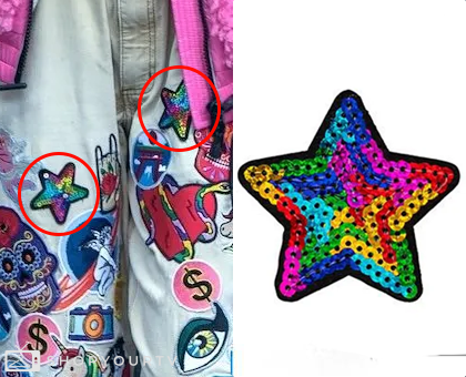 Wednesday Season 2 Episode 3: Enid's rainbow star shaped sequin ...