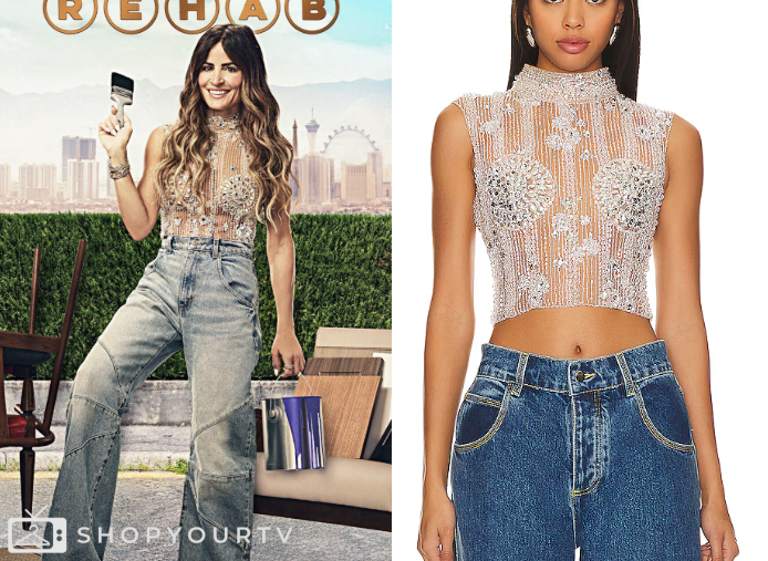 Sin City Rehab: Season 1 Promo Alison Victoria's Silver Beaded Top ...