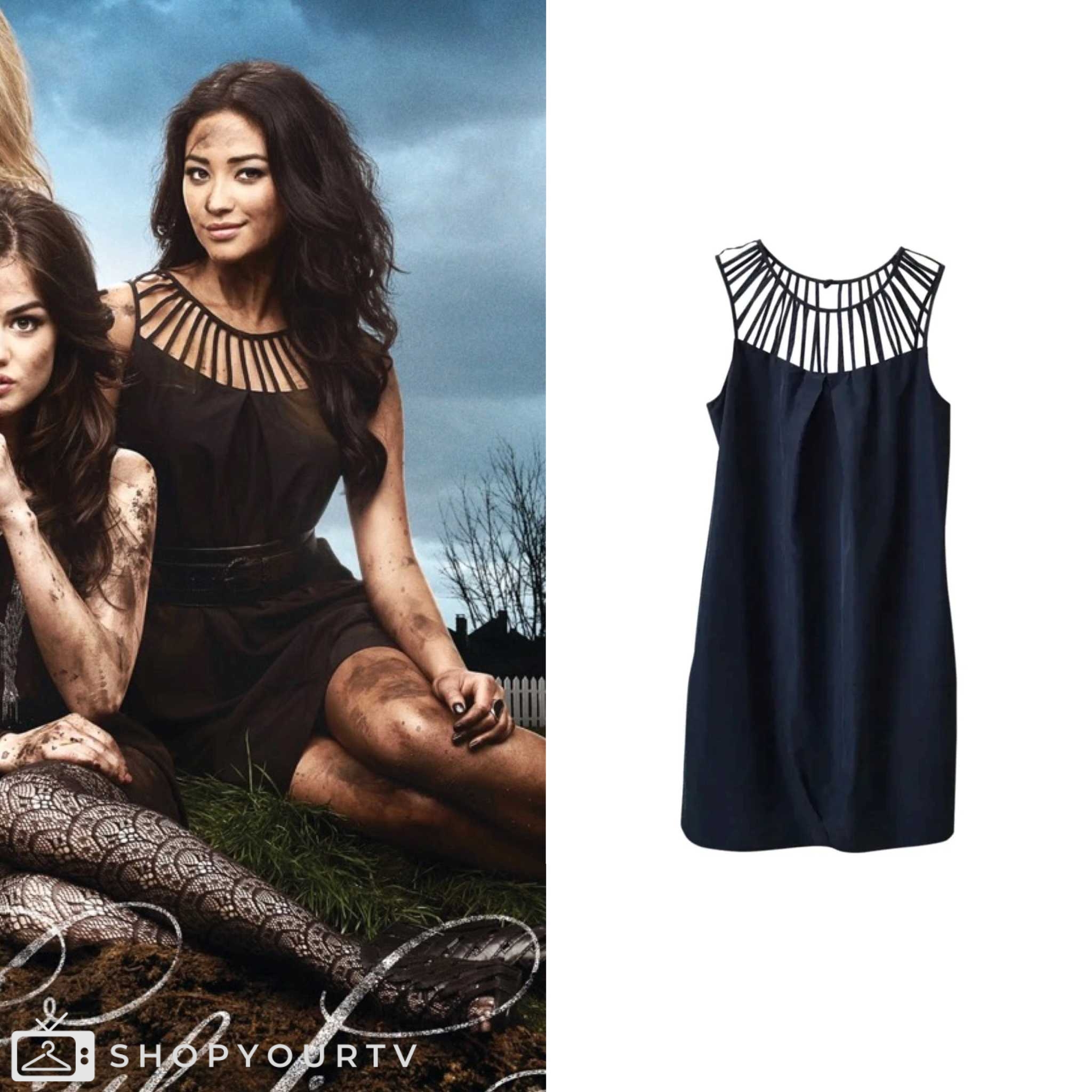 Pretty Little Liars: Season 1 Photoshoot Emily’s Black Dress | Shop Your TV