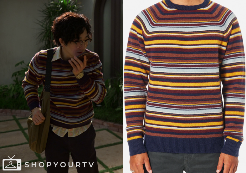 Reasonable Doubt: Season 3 Episode 4 Daniel's Striped Sweater | Shop ...