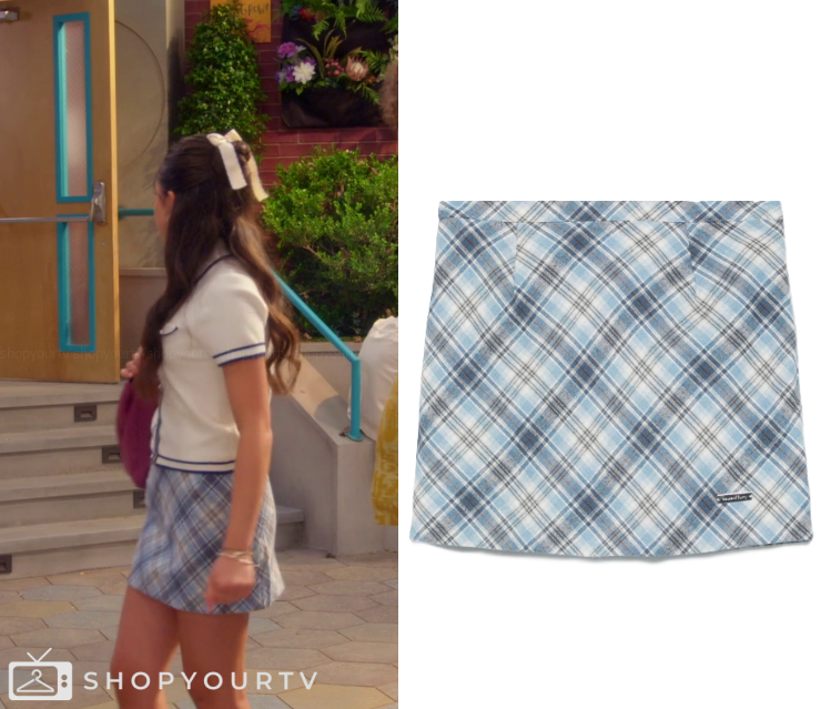 Electric Bloom: Season 1 Episode 9 Posey's Plaid MIni Skirt | Shop Your TV