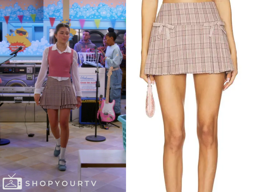 Electric Bloom: Season 1 Episode 9 Posey's Plaid Bow Mini Skirt | Shop ...